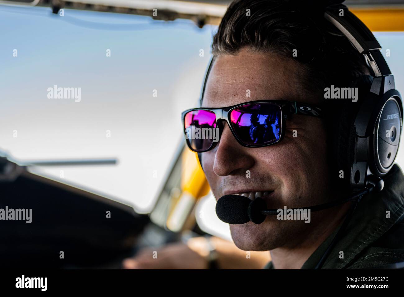 U.S. Air Force Capt. Jonathan Vargas, a pilot with 128th Air Refueling ...