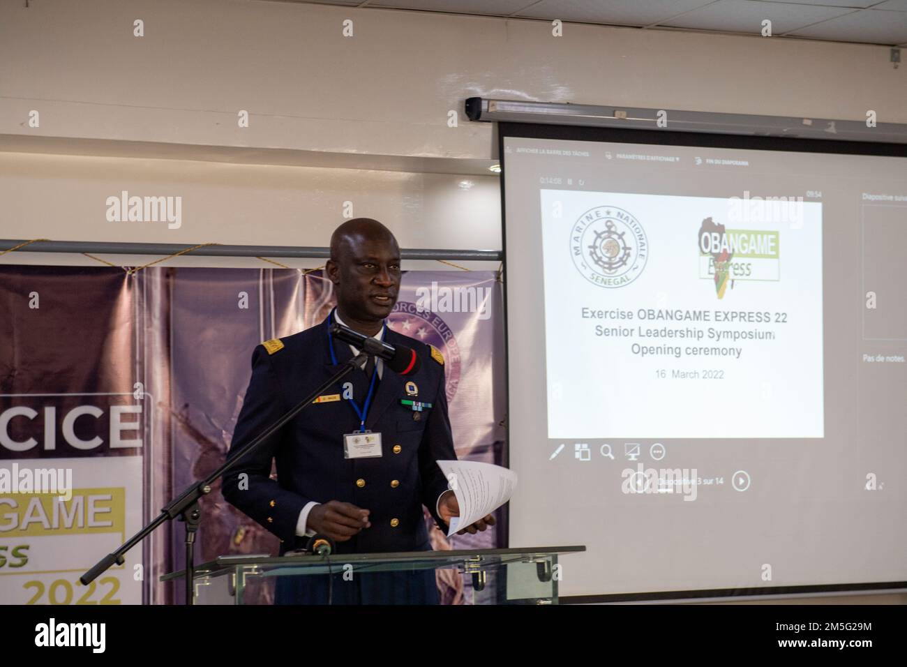 220316-N-ZA688-0092 DAKAR, Senegal (March 16, 2022) Rear Adm. Oumar ...