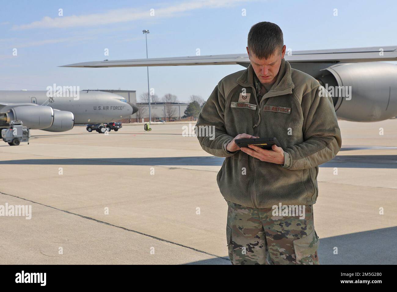 Tech Sgt. Blaine Roberts, an aircraft structural maintainer for the ...