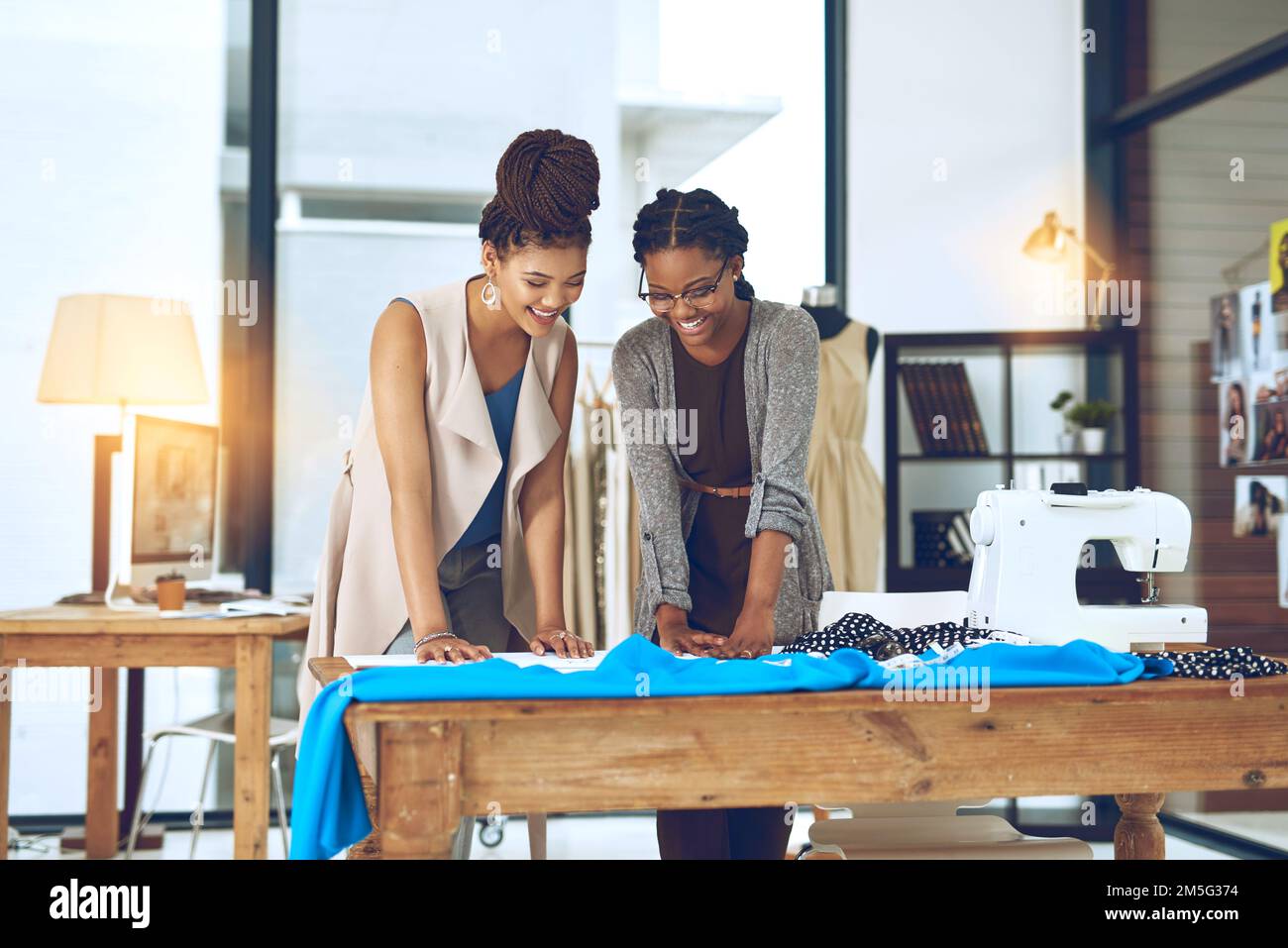 Creativity and innovative ideas are a must for this career. two young ...