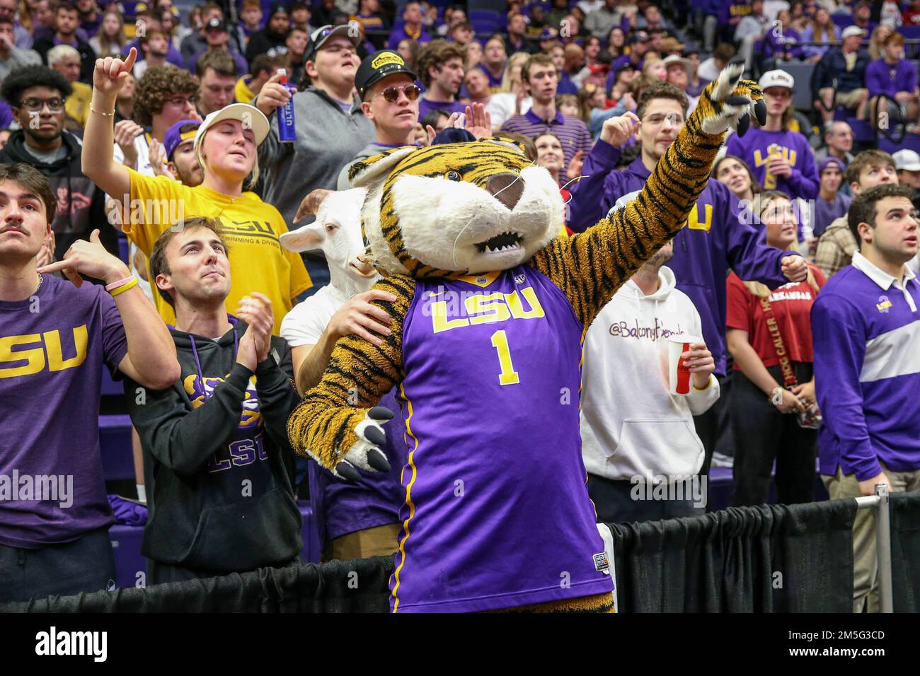 Baton Rouge, LA, USA. 28th Dec, 2022. LSU's mascot Mike the Tiger ...