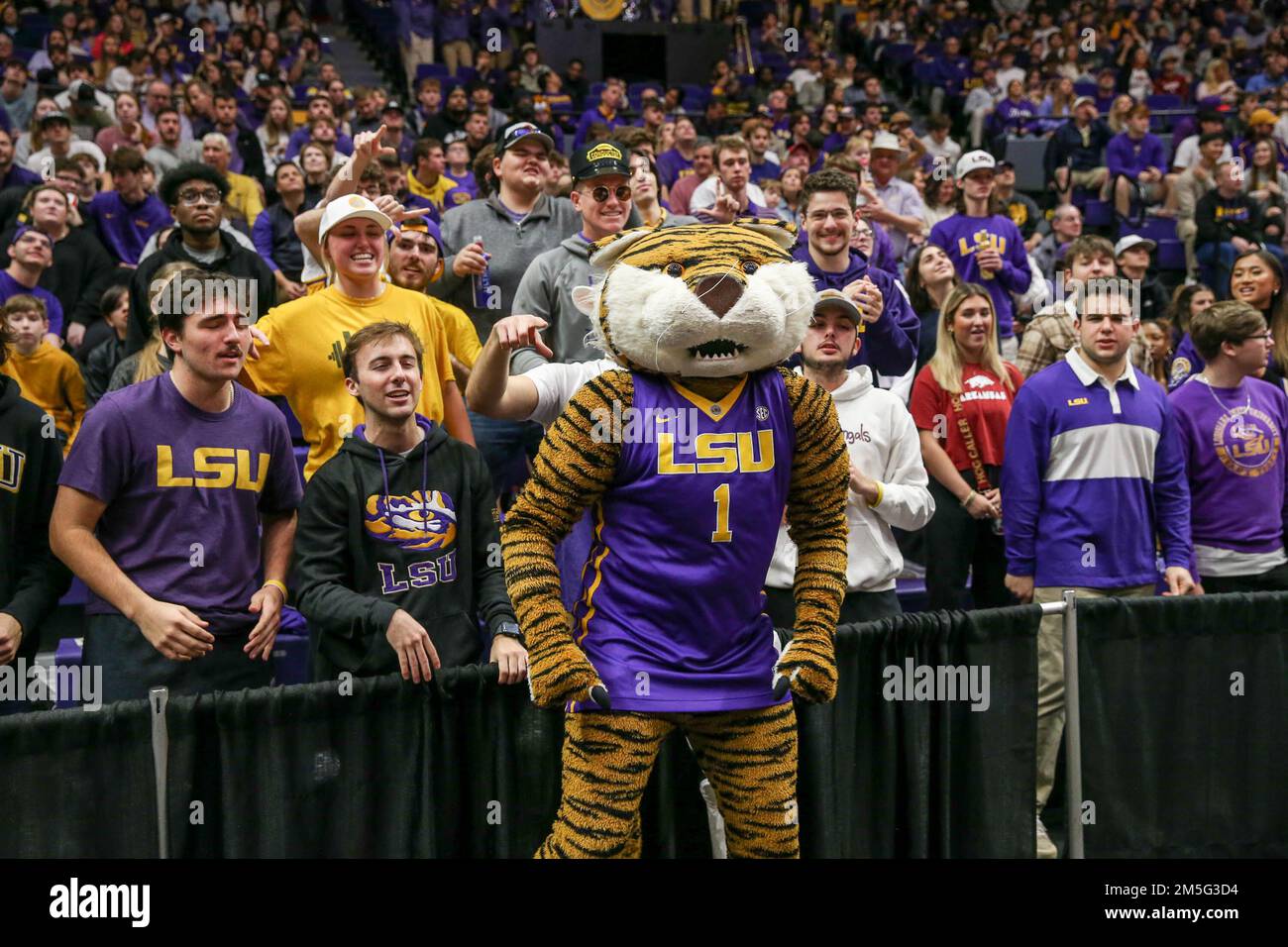 Baton Rouge, LA, USA. 28th Dec, 2022. LSU's mascot Mike the Tiger ...