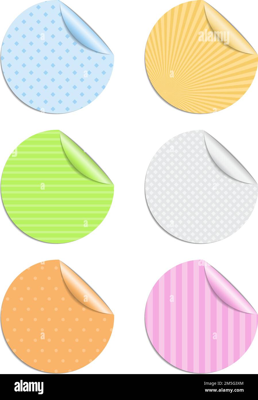 Set of vintage stickers, vector eps10 illustration Stock Vector Image ...