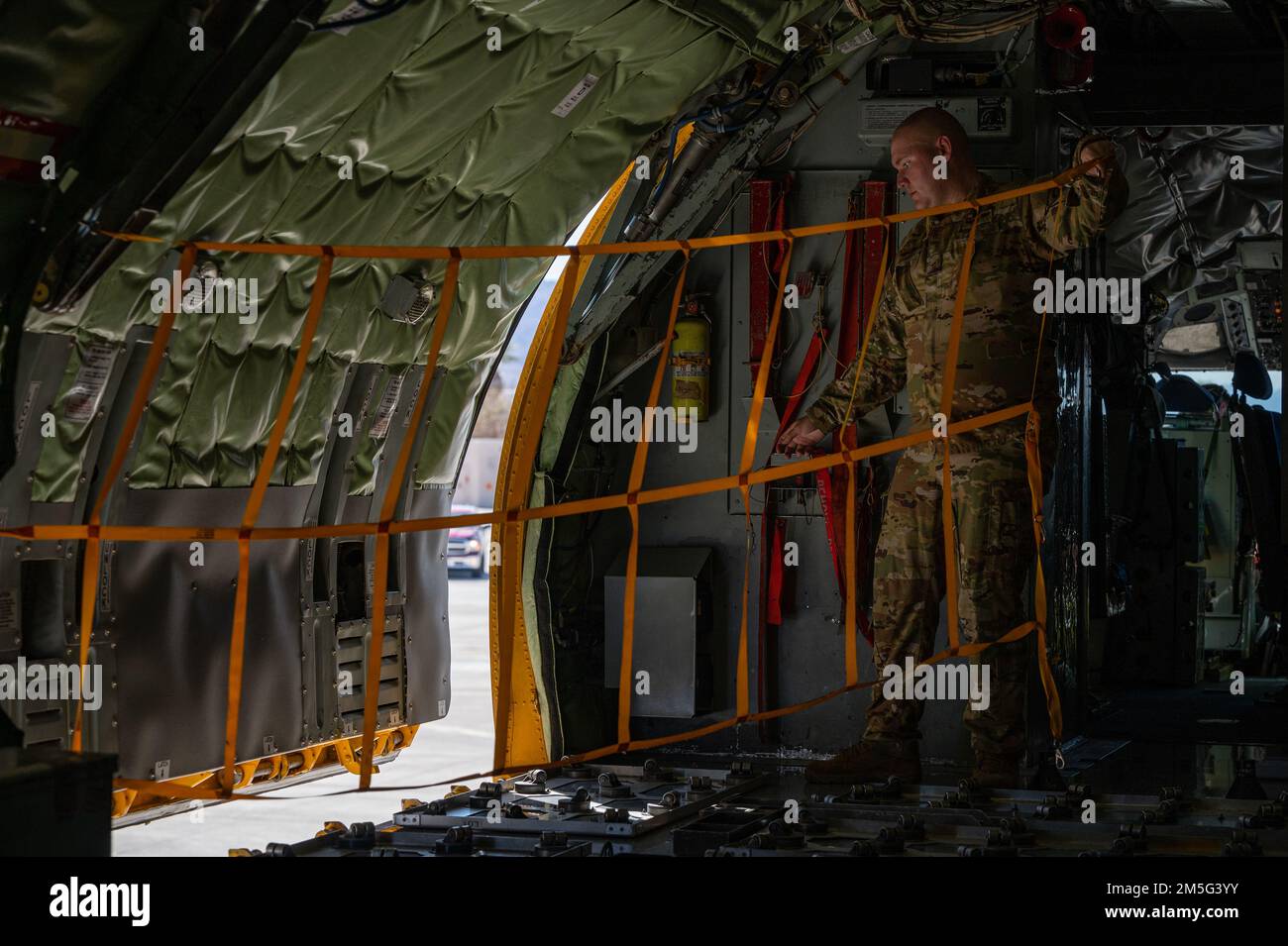 Airman 1st Class Tristan Shannon, 91st Air Refueling Squadron boom ...