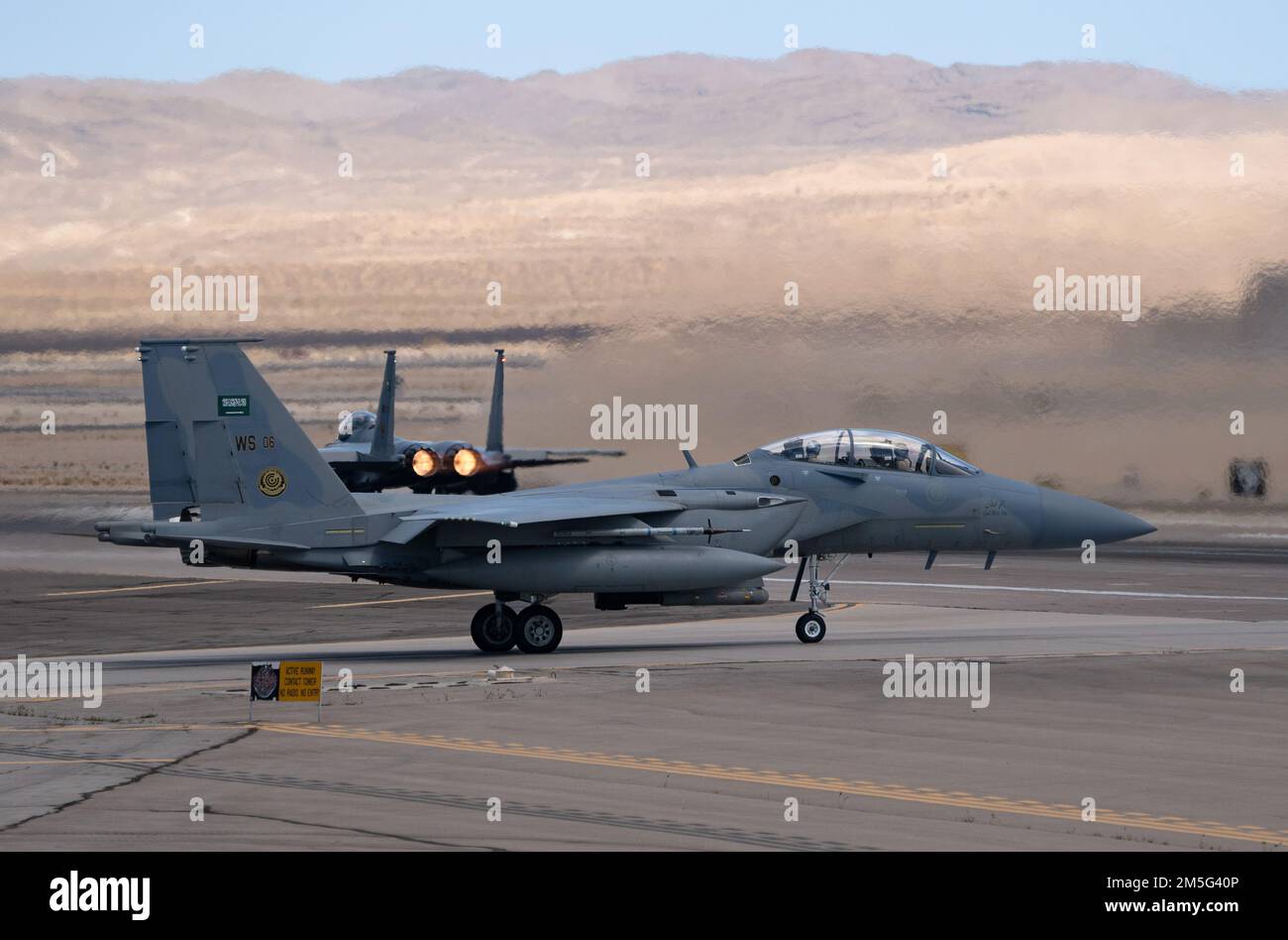 A Royal Saudi Air Force F-15SA assigned to the Royal Saudi Air Force ...