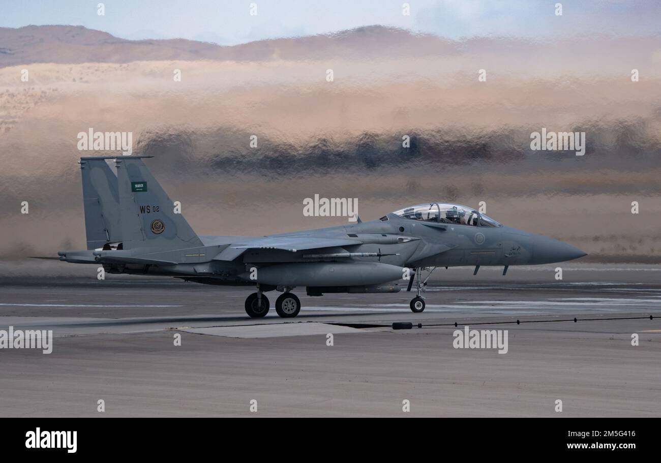 A Royal Saudi Air Force F-15SA assigned to the Royal Saudi Air Force ...