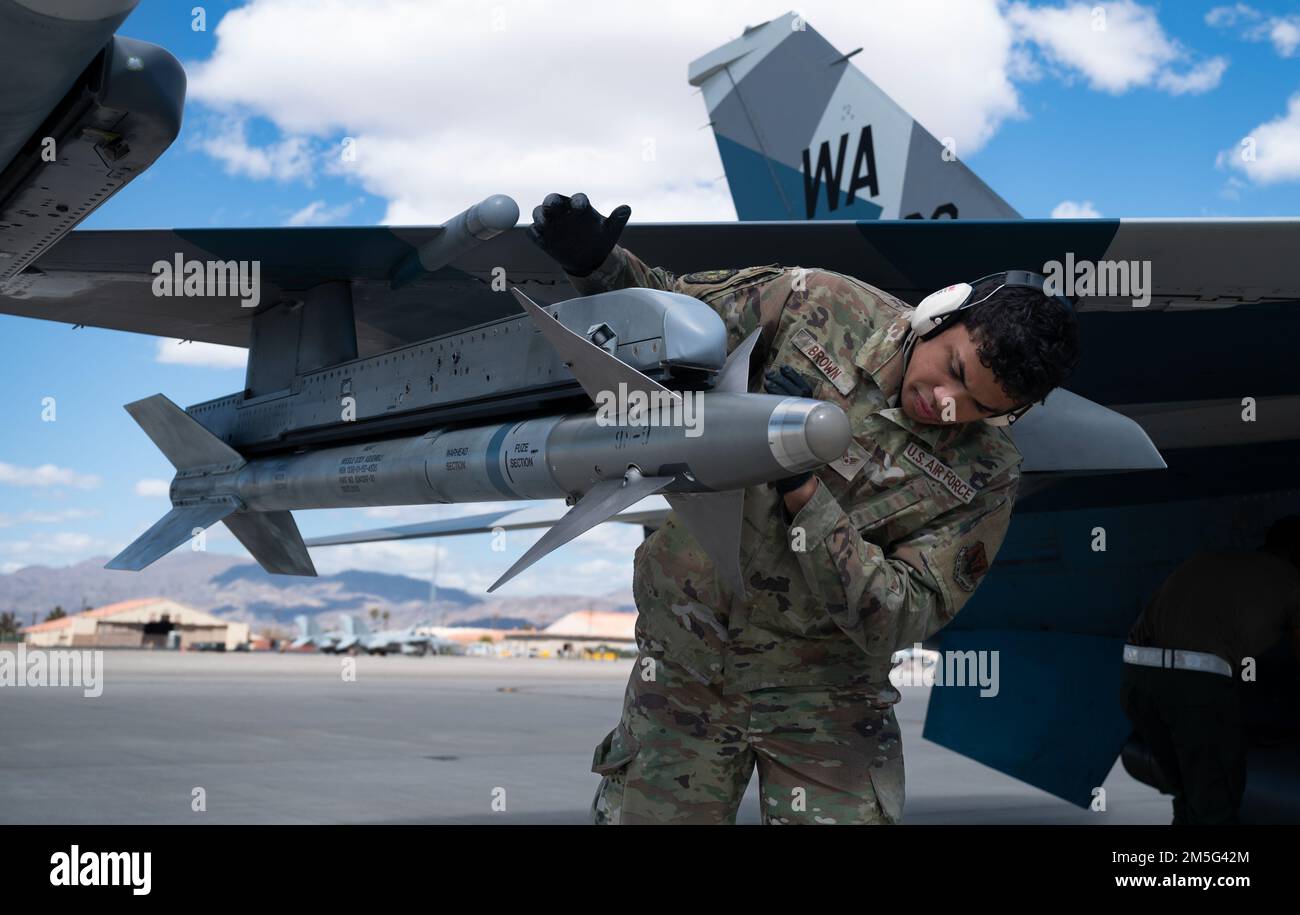 Senior Airman Carey Brown, 57th Aircraft Maintenance Squadron, Aircraft ...