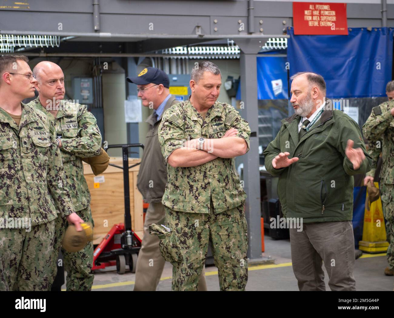 SILVERDALE, Wash. (March 16, 2022) - Mike Carpentier, Trident Refit ...