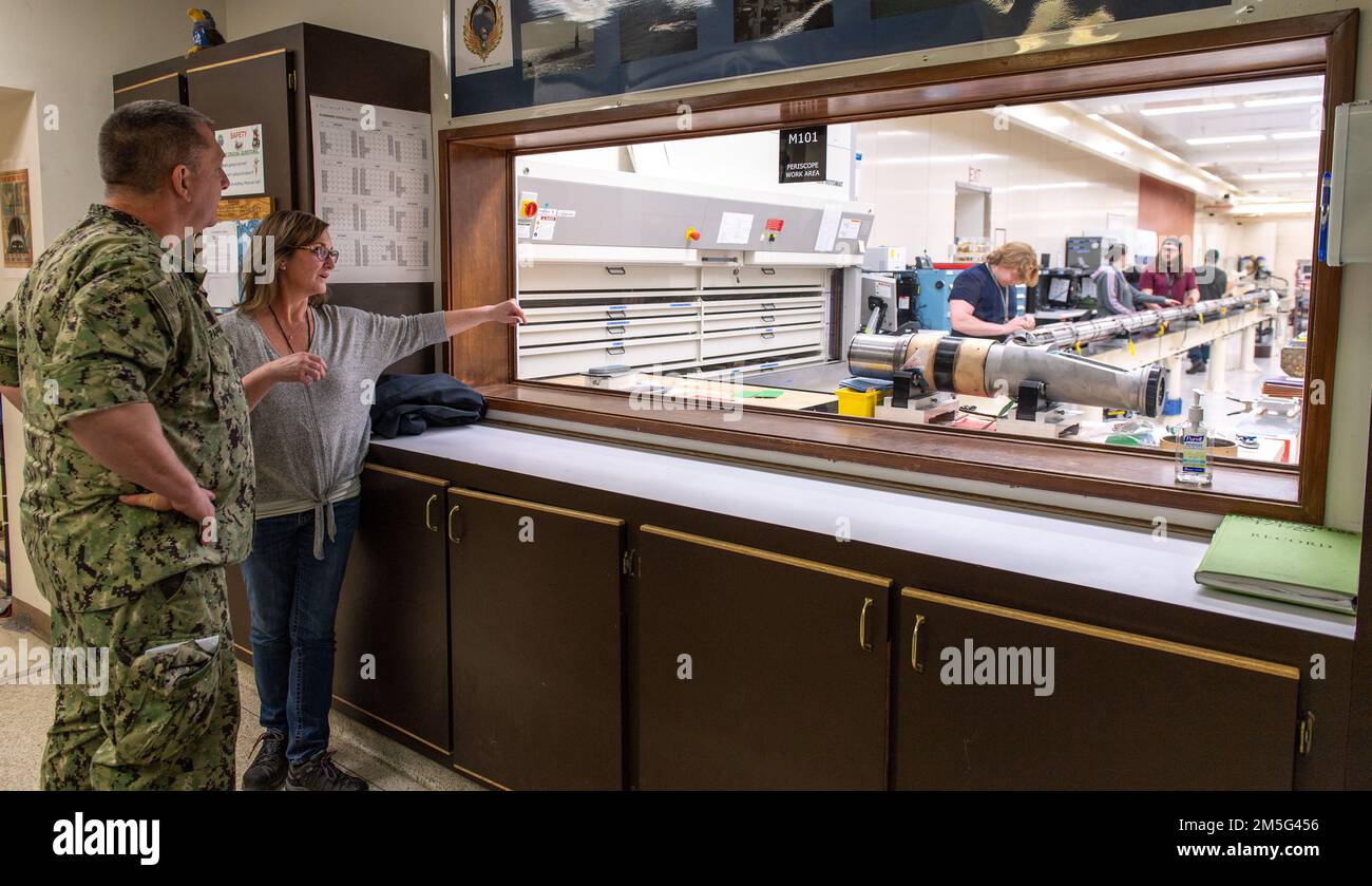 SILVERDALE, Wash. (March 16, 2022) – Kathleen Gendreau, Trident Refit ...