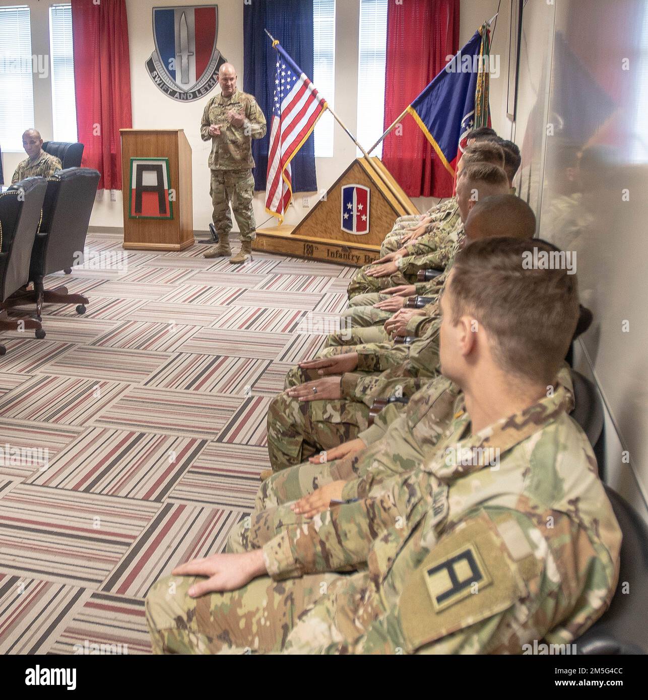 JOINT BASE LEWIS-MCCHORD, Wash. - Command Sgt. Maj. William Justice ...