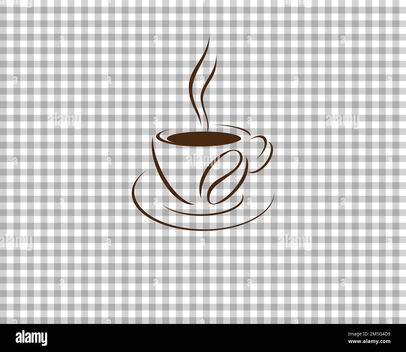 Grey cup of coffee Stock Vector Images - Alamy