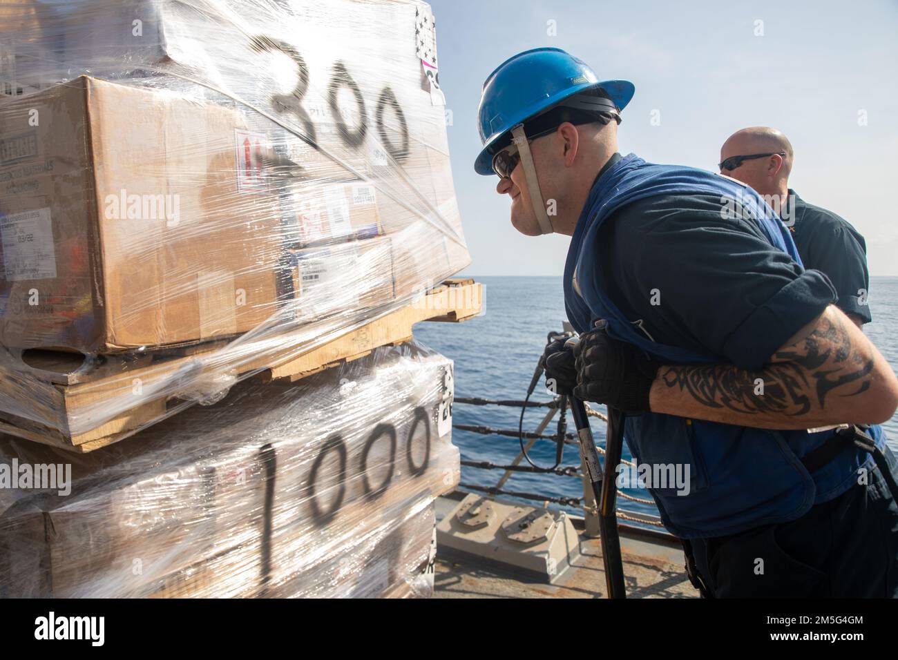 EAST CHINA SEA (March 16, 2022) Logistics Specialist 3rd Class Kenneth ...
