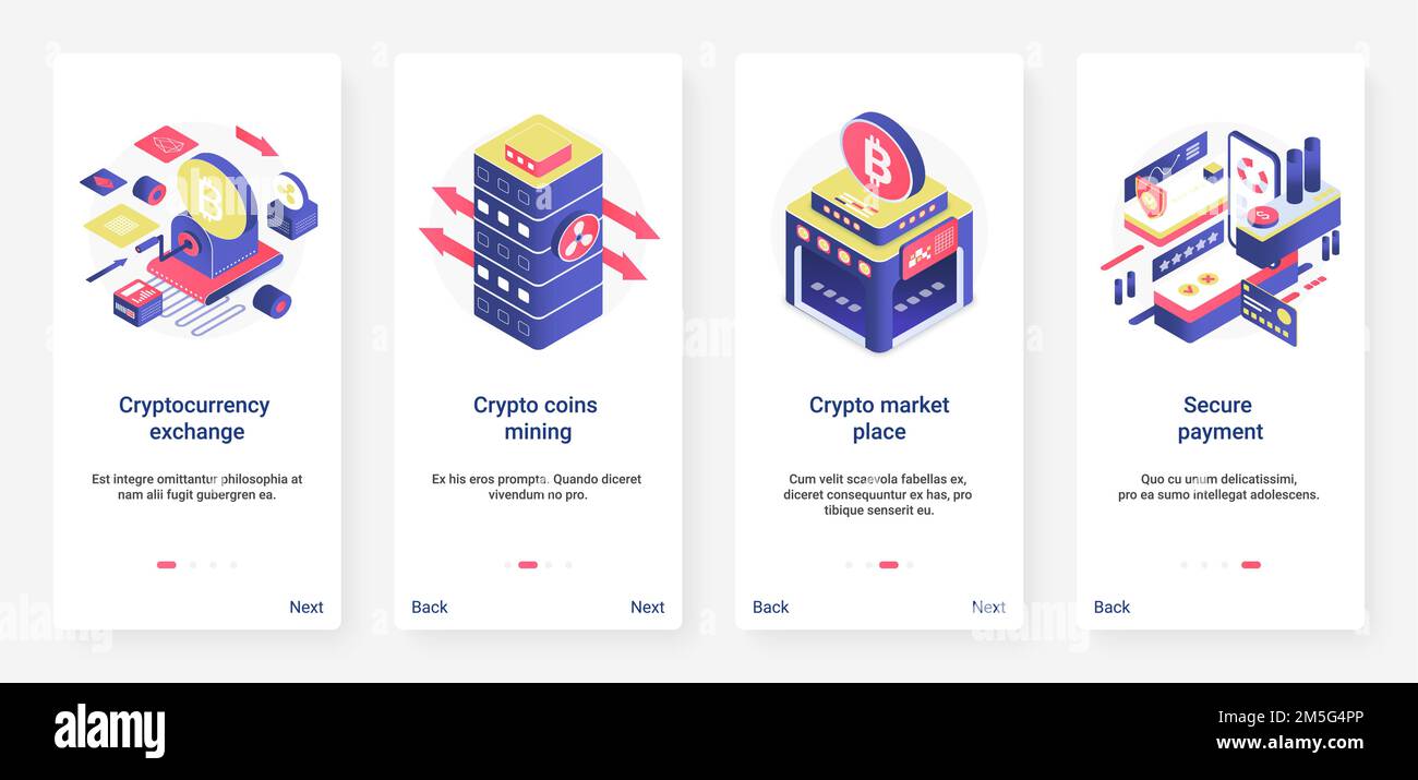 Isometric blockchain crypto currency exchange, trade in stock market ...