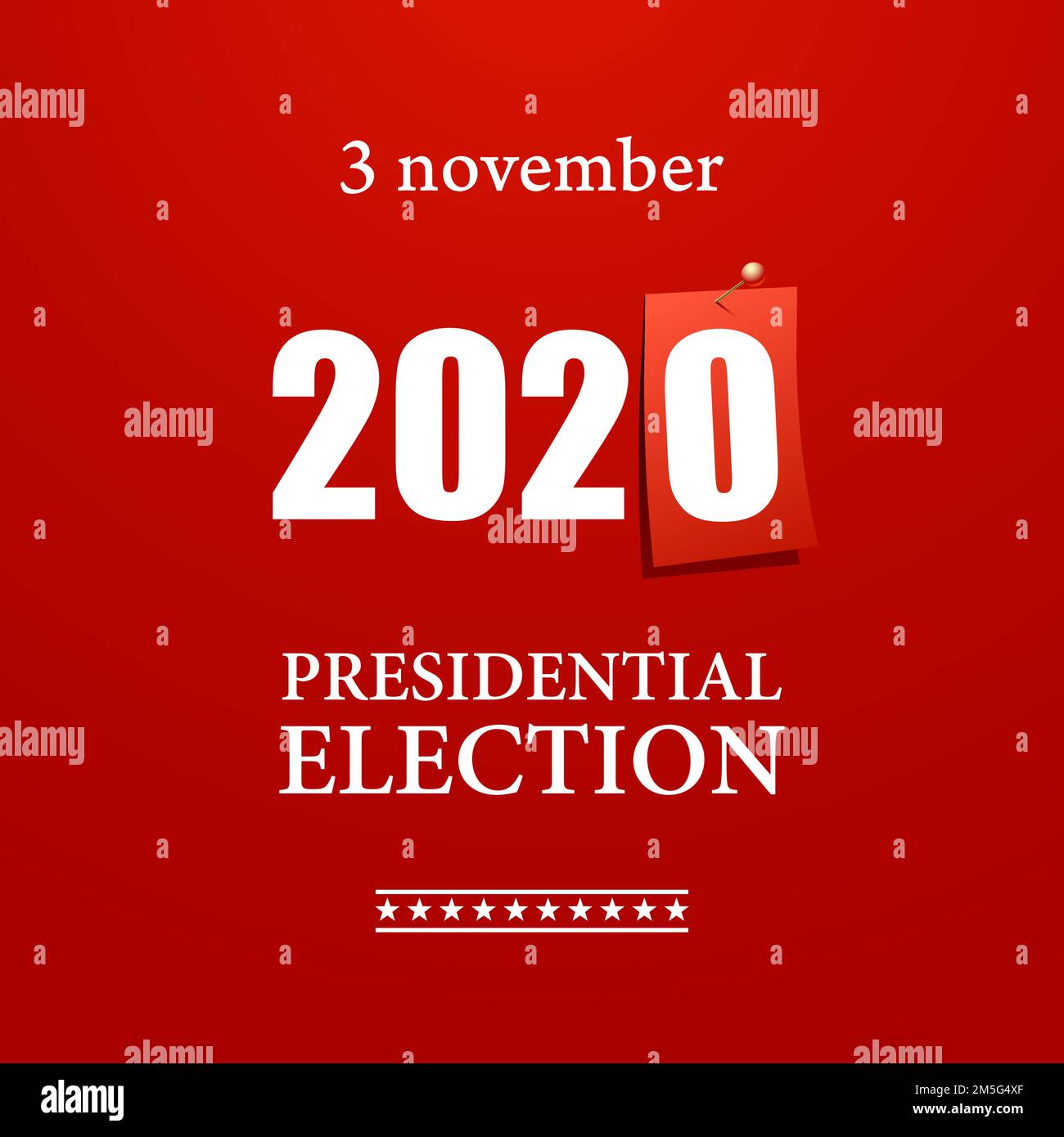 Voting Symbols vector design presidential election Stock Vector Image ...