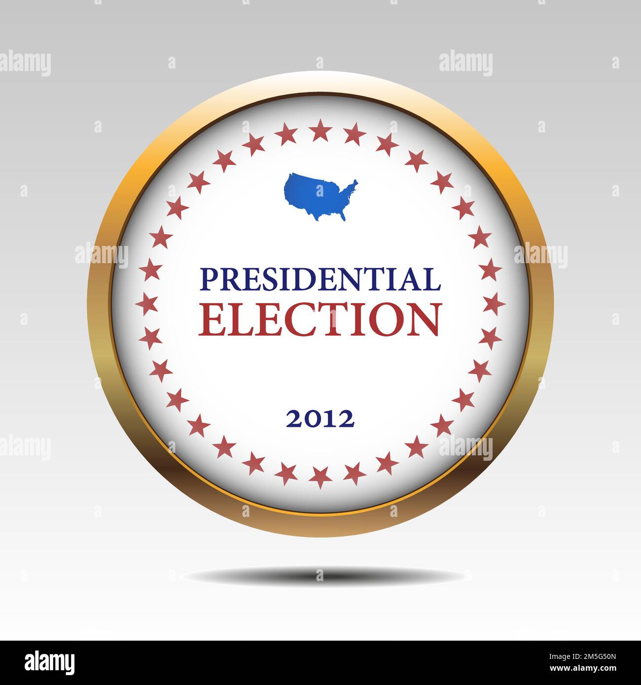 Voting Symbols vector design presidential election 2012 Stock Vector ...