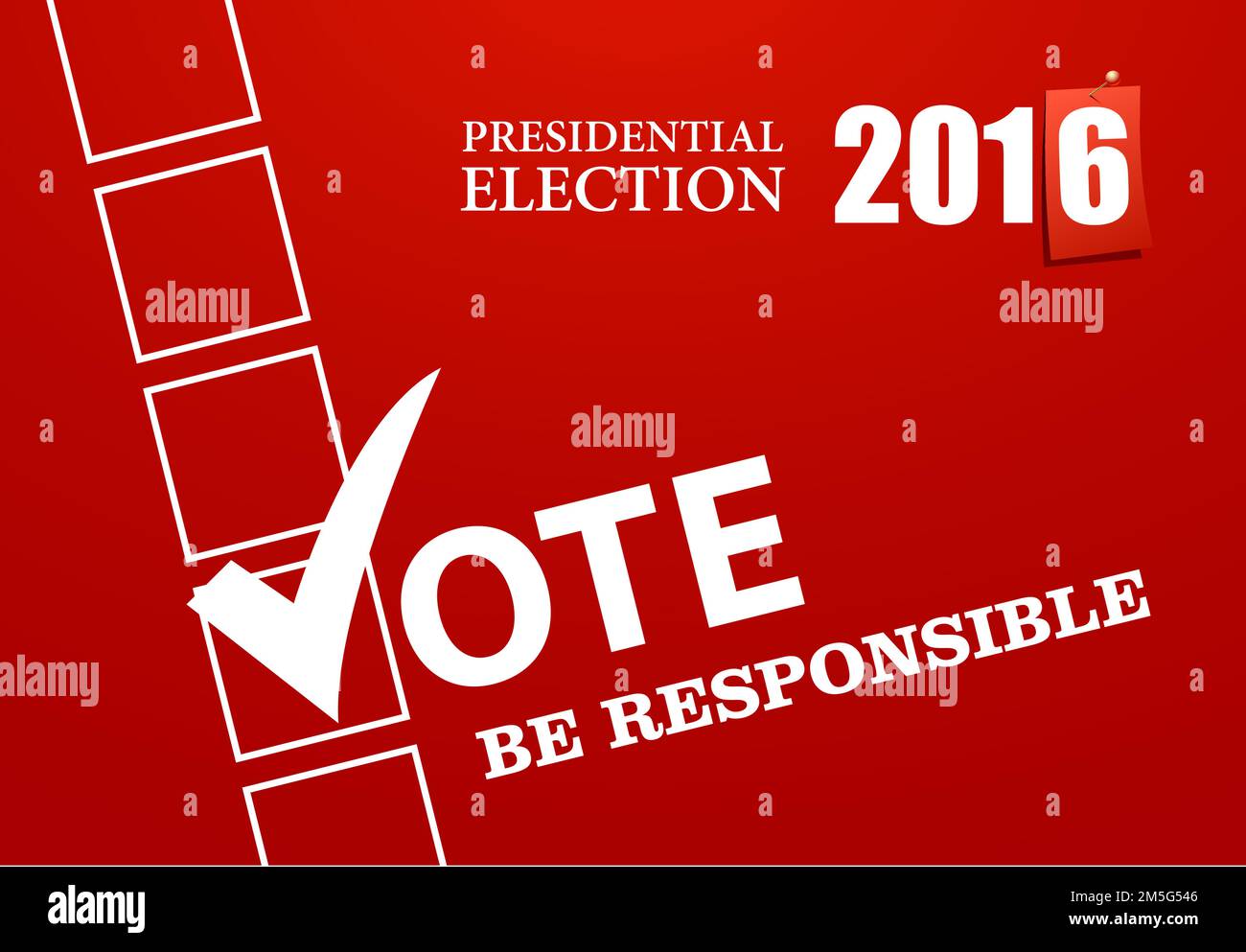 Voting Symbols vector design presidential election Stock Vector Image ...