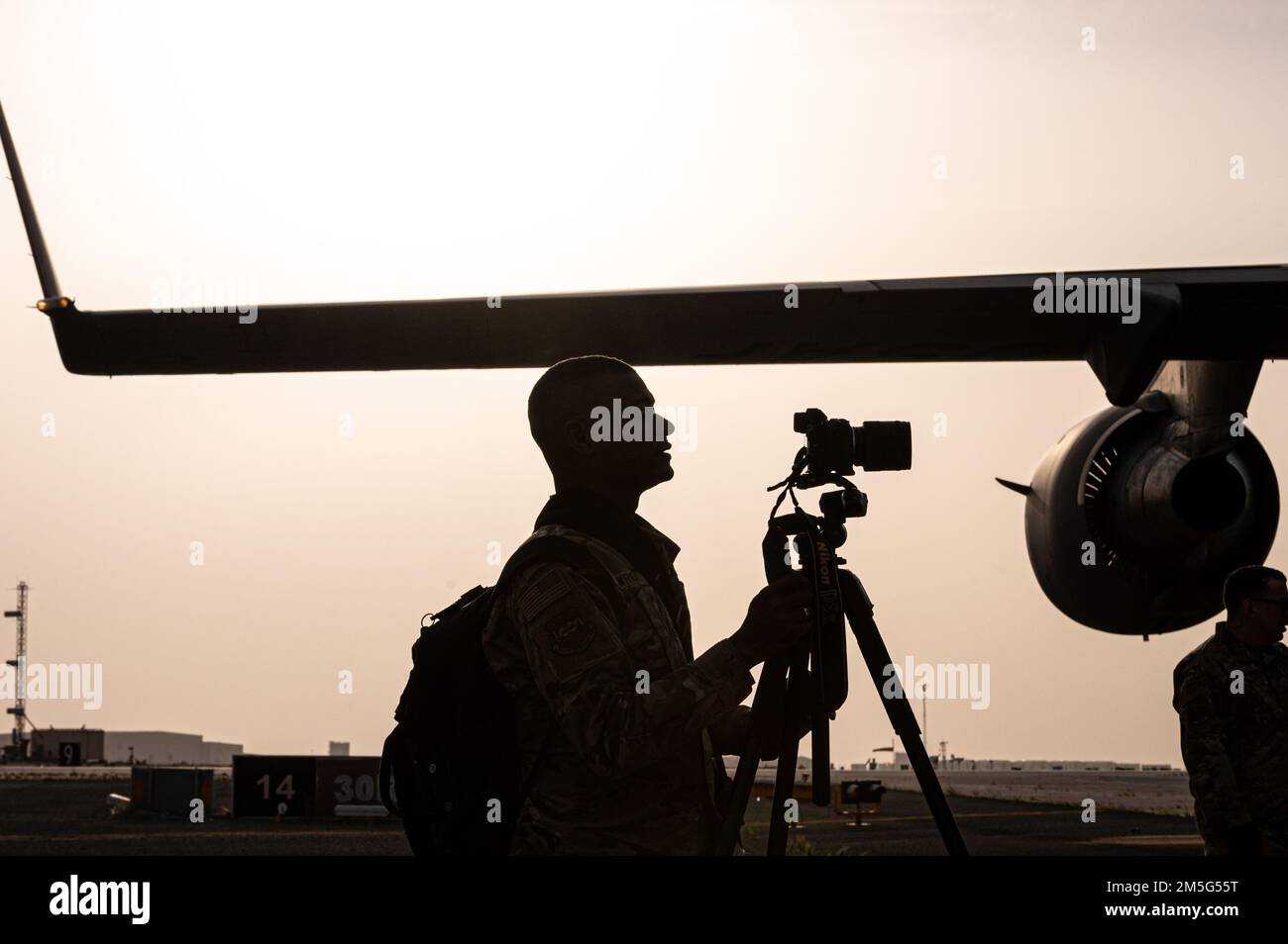 U.S. Air Force Master Sgt. Arthur Wright, the senior enlisted leader of ...