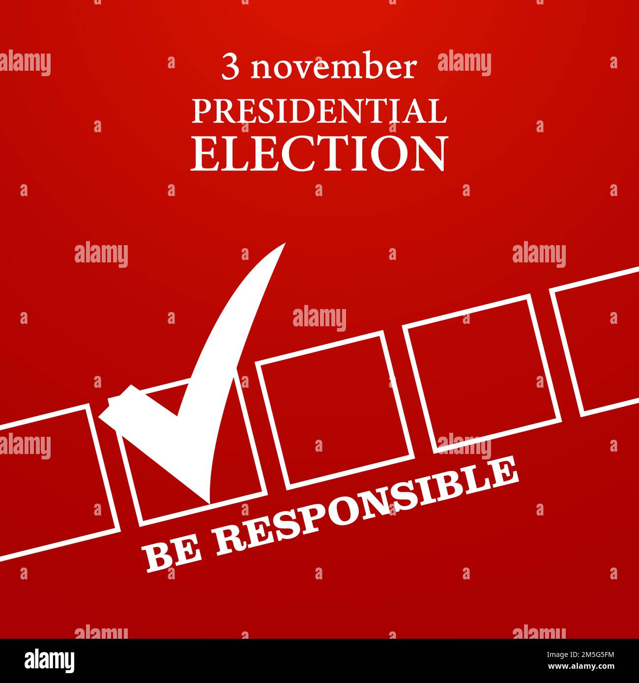 Voting Symbols vector design presidential election Stock Vector Image ...