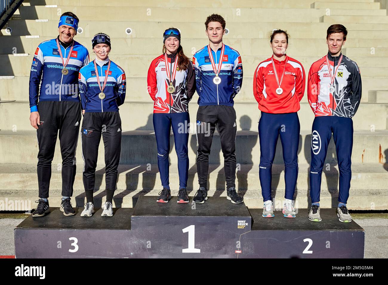 Österreichische Staatsmeisterschaften 2023 Einzelstrecken. Women (Distanz: 1500m Ceremony). Men ...