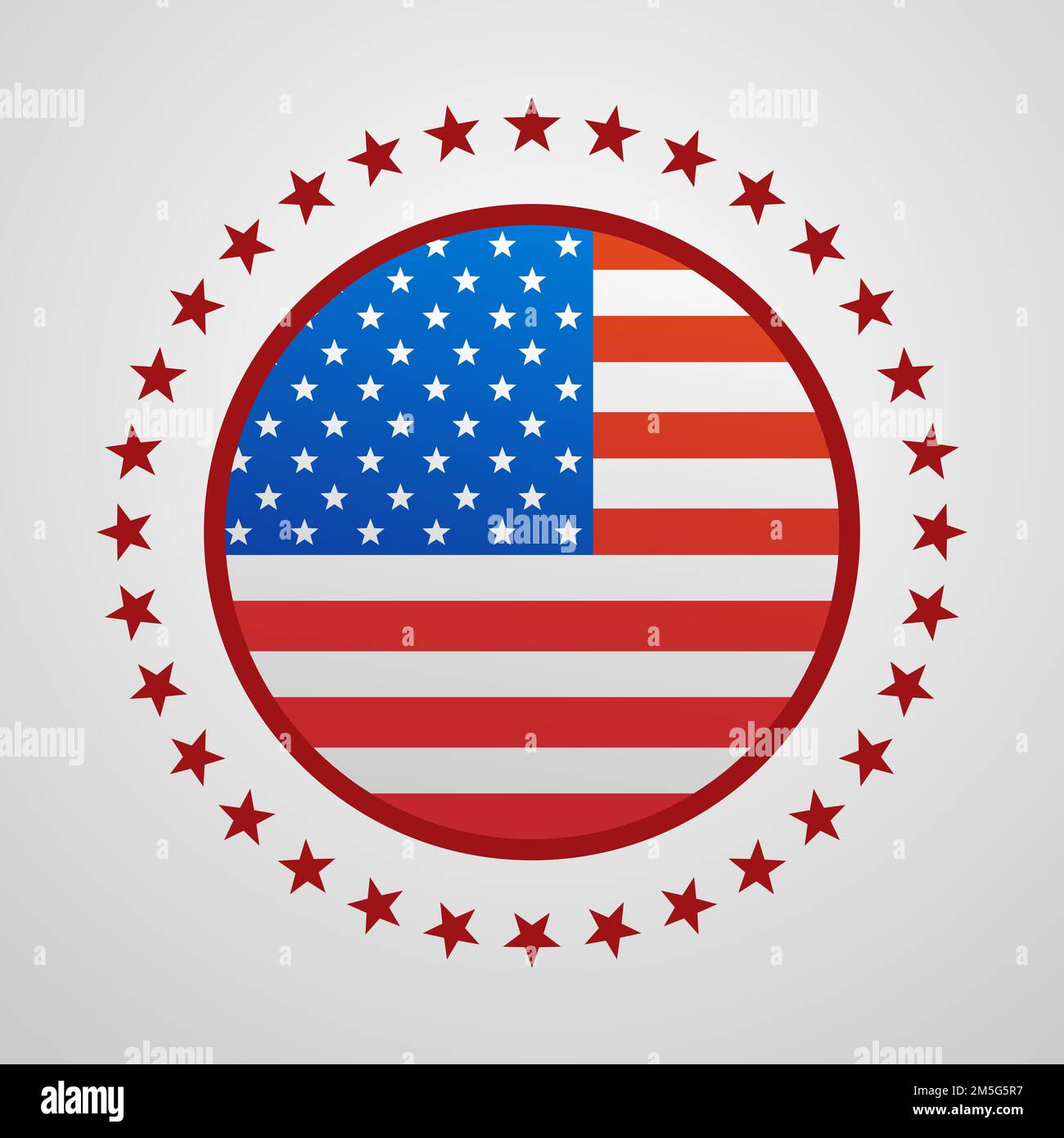 Voting Symbols design presidential election flag USA Stock Vector Image ...