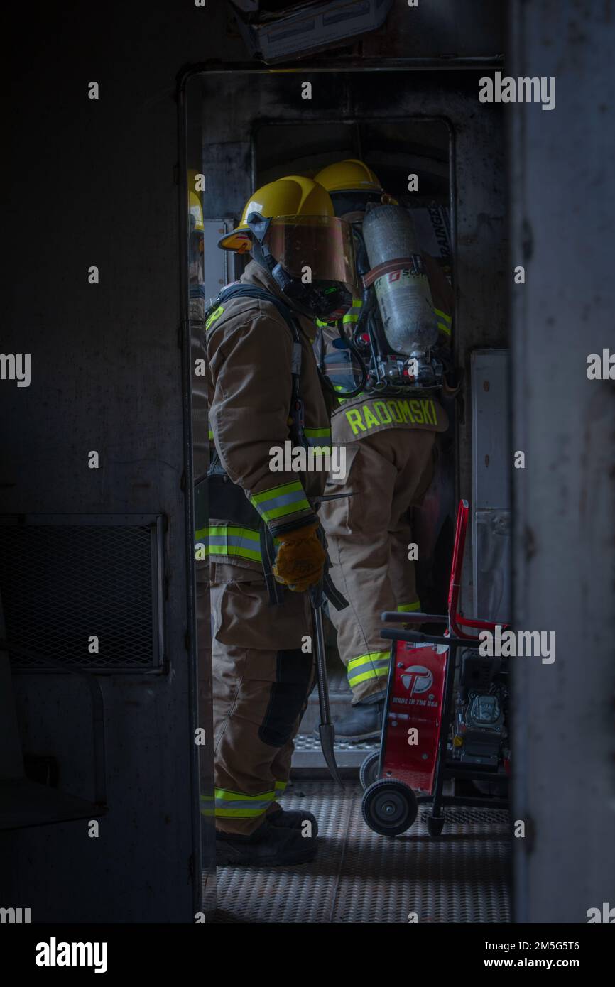 U.S. Marines with Marine Corps Air Station Miramar’s Aircraft Rescue ...