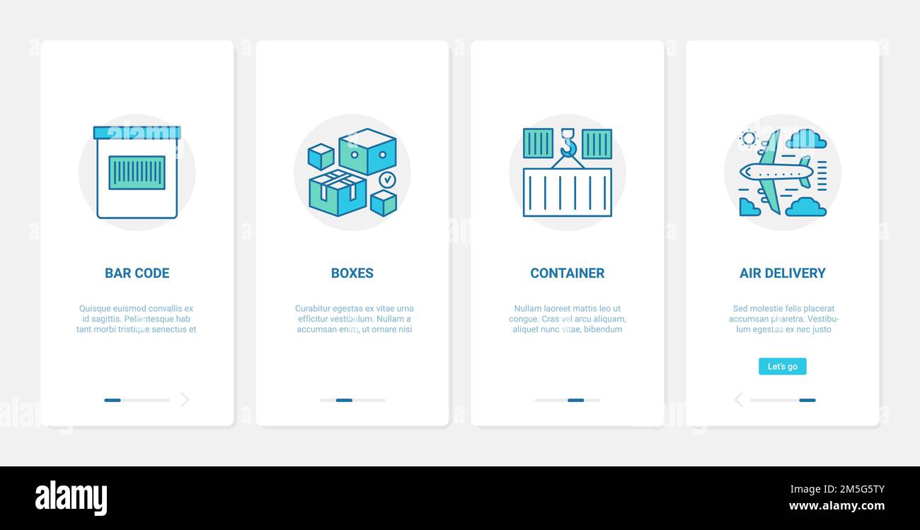 Air cargo tracking mobile Stock Vector Images - Alamy