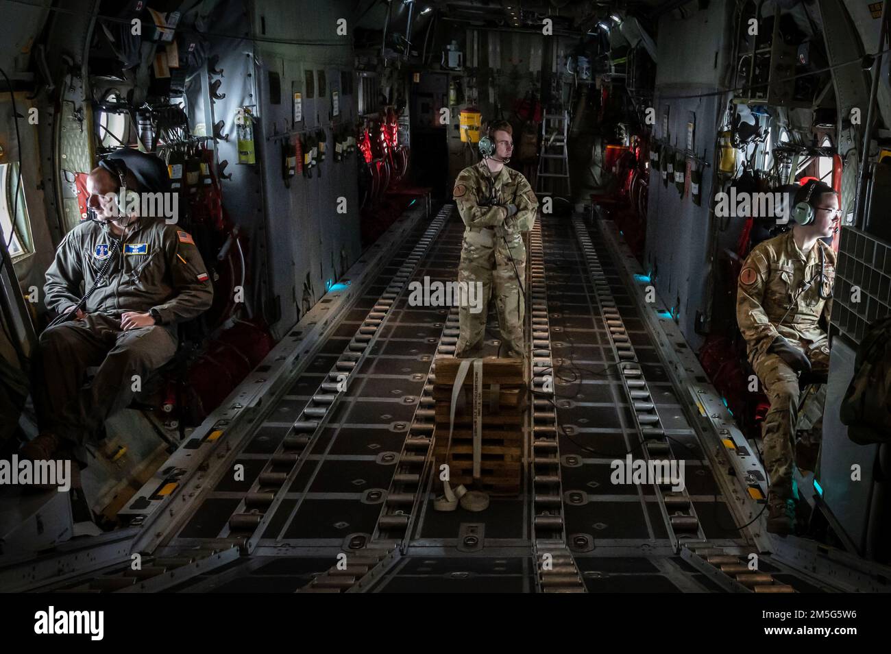 From left, Air Force Tech. Sgt. Radek Kret, Air Force Staff Sgt. Jacob ...