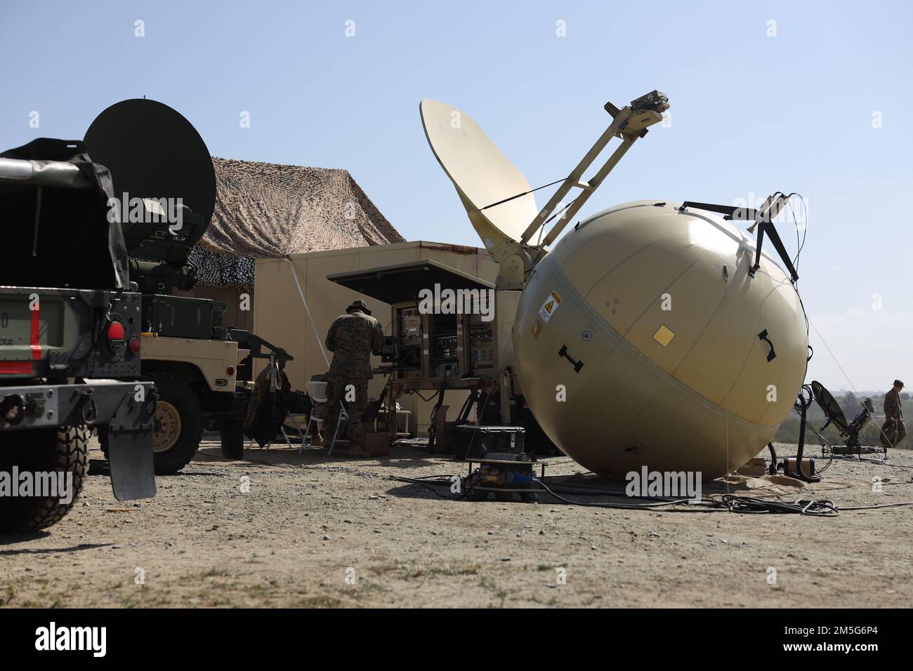 U.S. Marines with 9th Communication Battalion, I Marine Expeditionary ...
