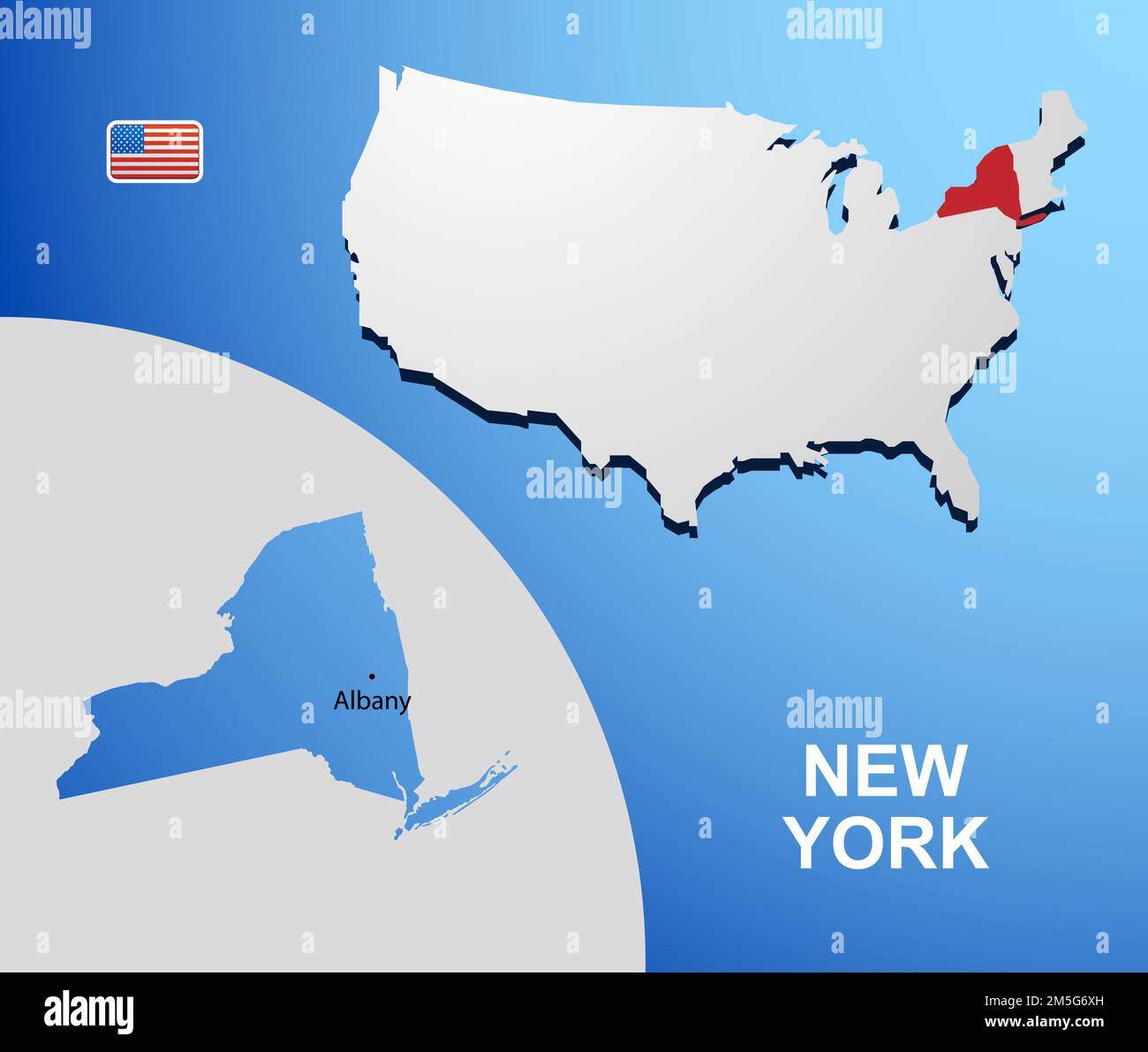 State new york on Stock Vector Images - Alamy