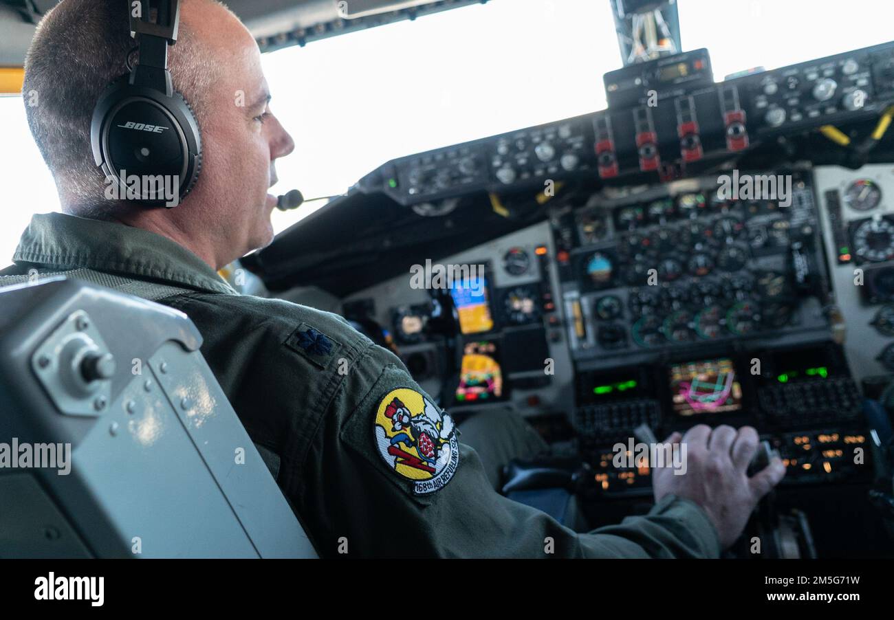 U.S. Air Force Lt. Col. Erik Redl, an instructor pilot assigned to the ...
