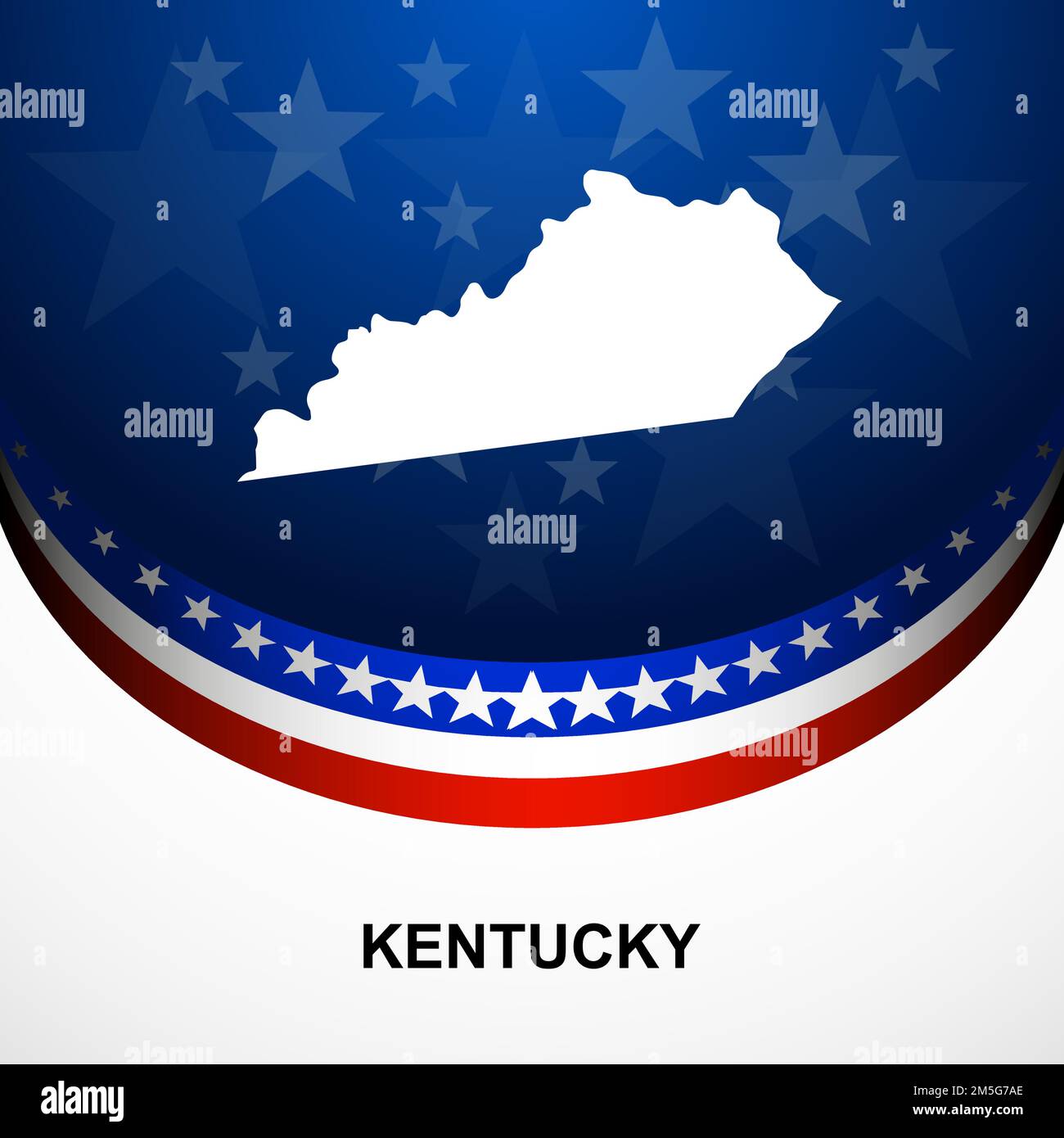 Kentucky map vintage vector background Stock Vector Image & Art - Alamy