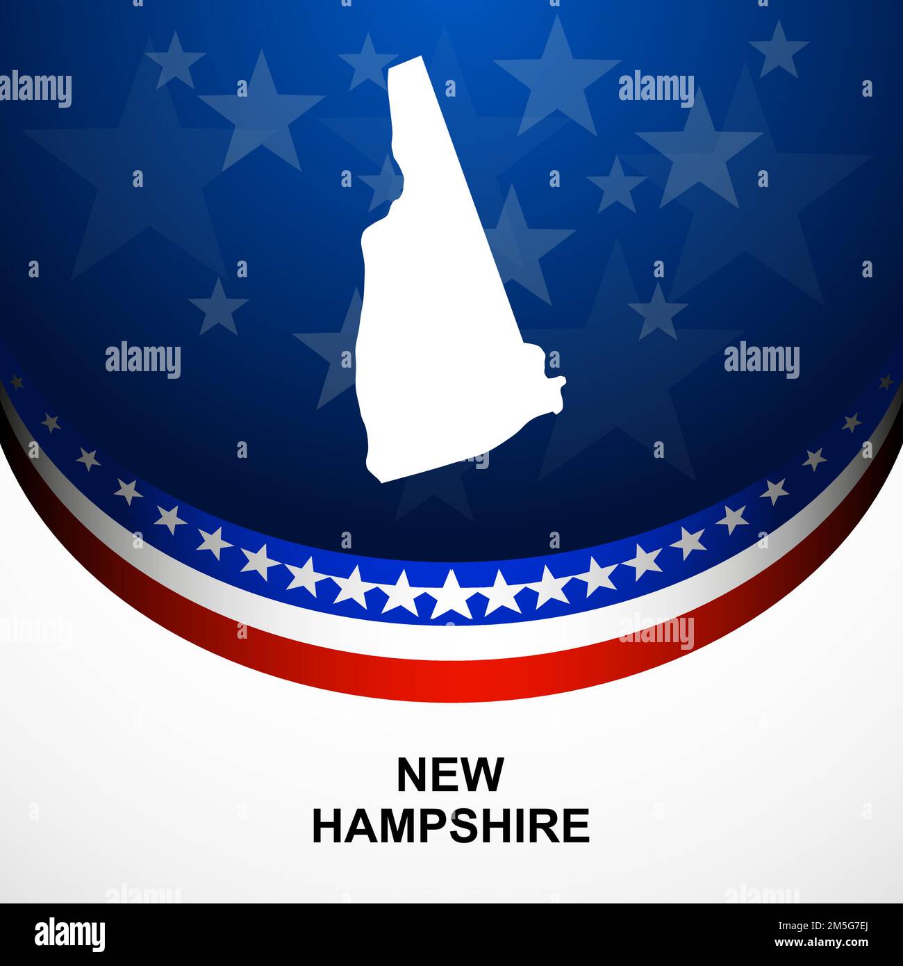 New Hampshire map vector background Stock Vector Image & Art - Alamy