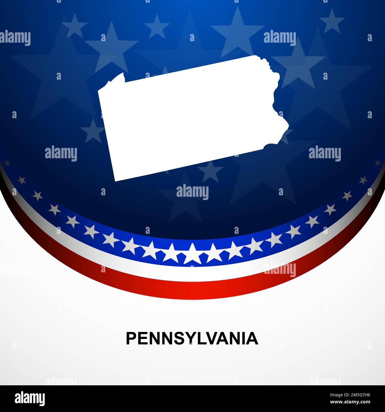 Pennsylvania map vector background Stock Vector Image & Art - Alamy