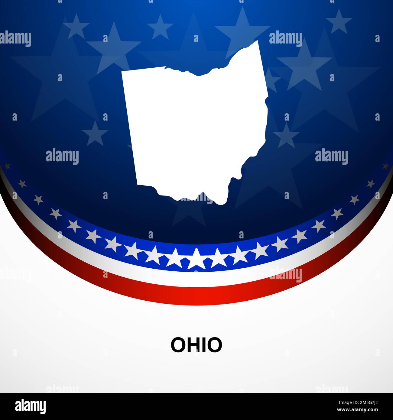 Ohio map vector background Stock Vector Image & Art - Alamy