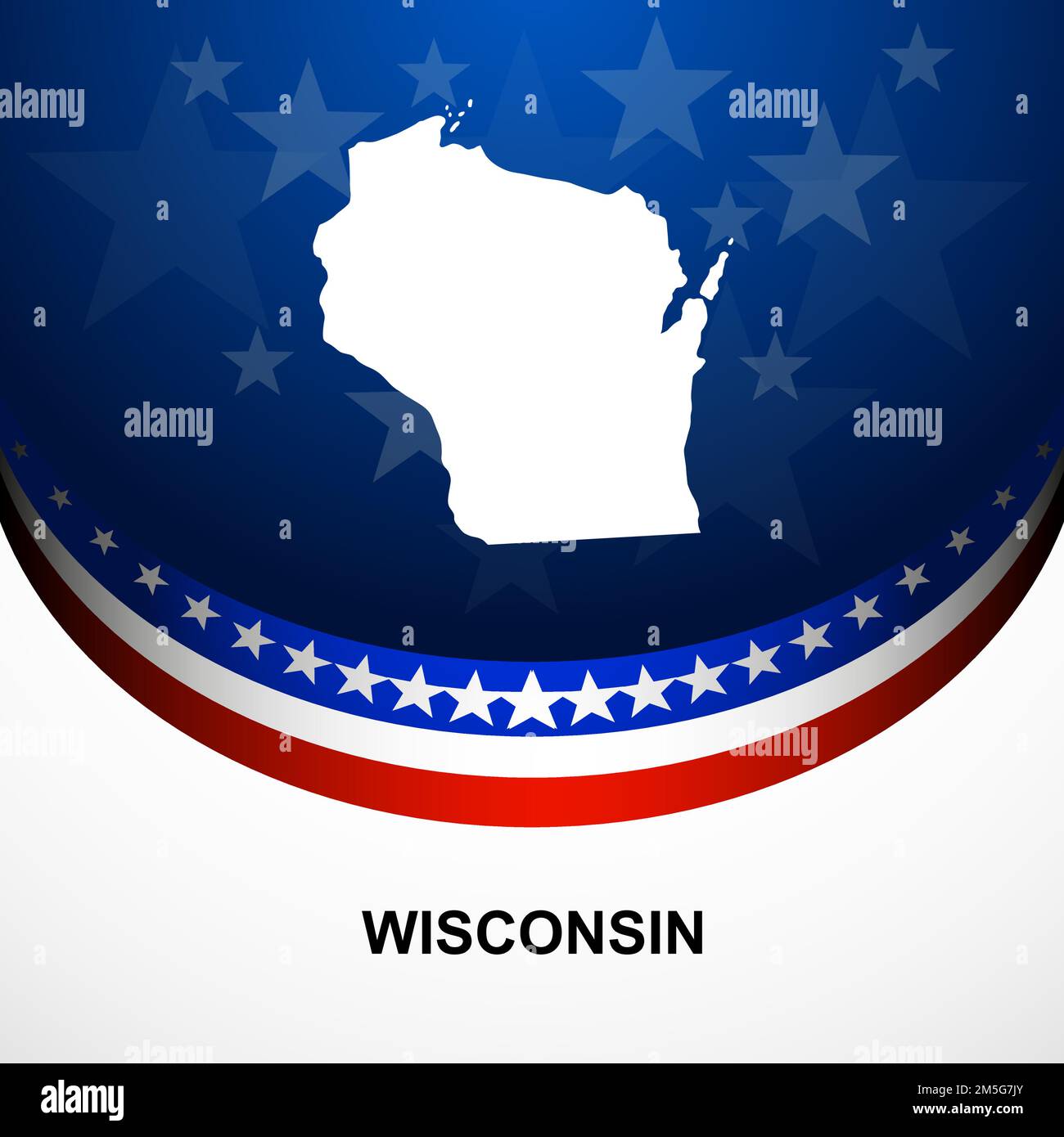 Wisconsin map vector background Stock Vector Image & Art - Alamy