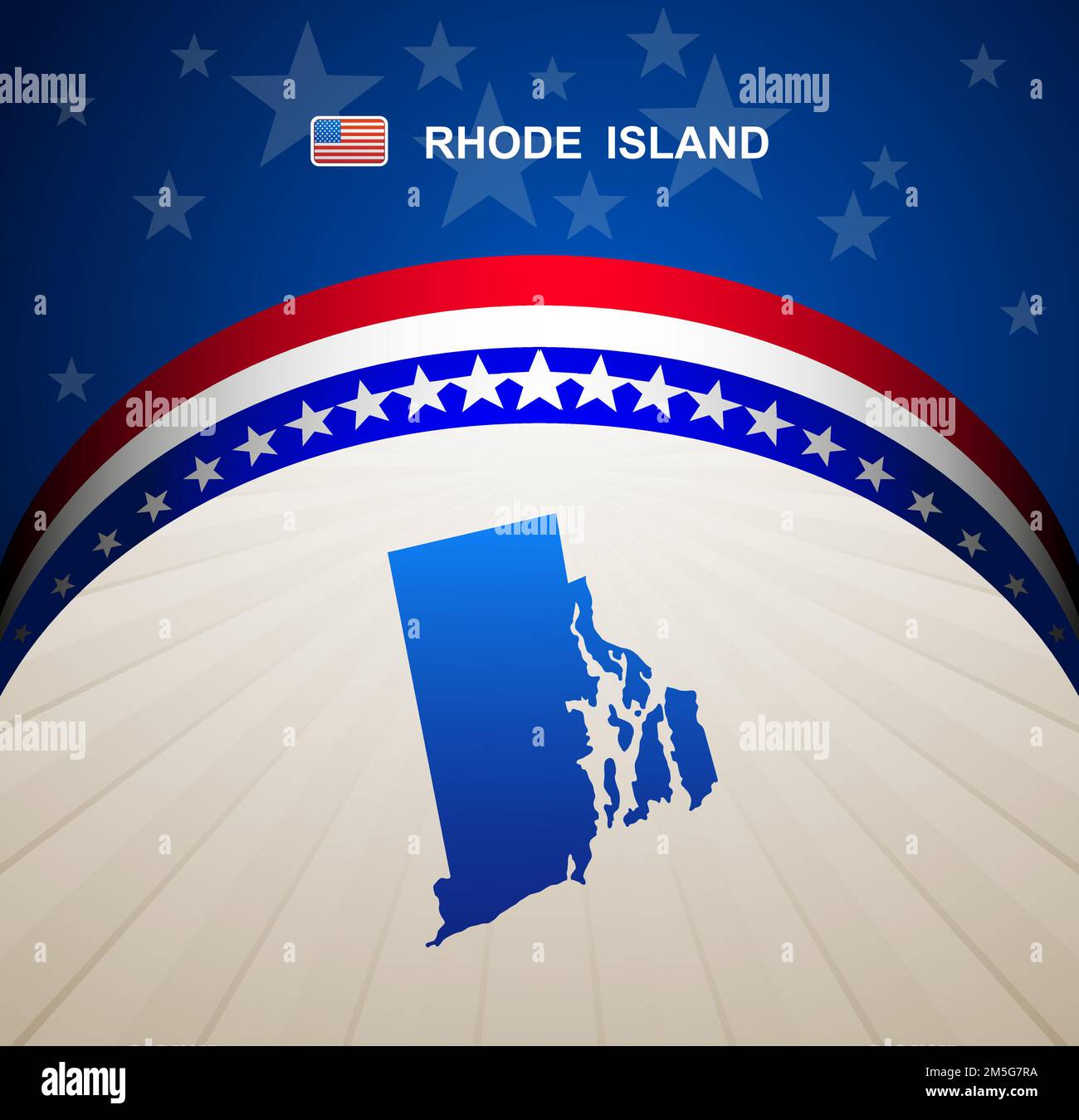 Rhode Island map vector background Stock Vector Image & Art - Alamy