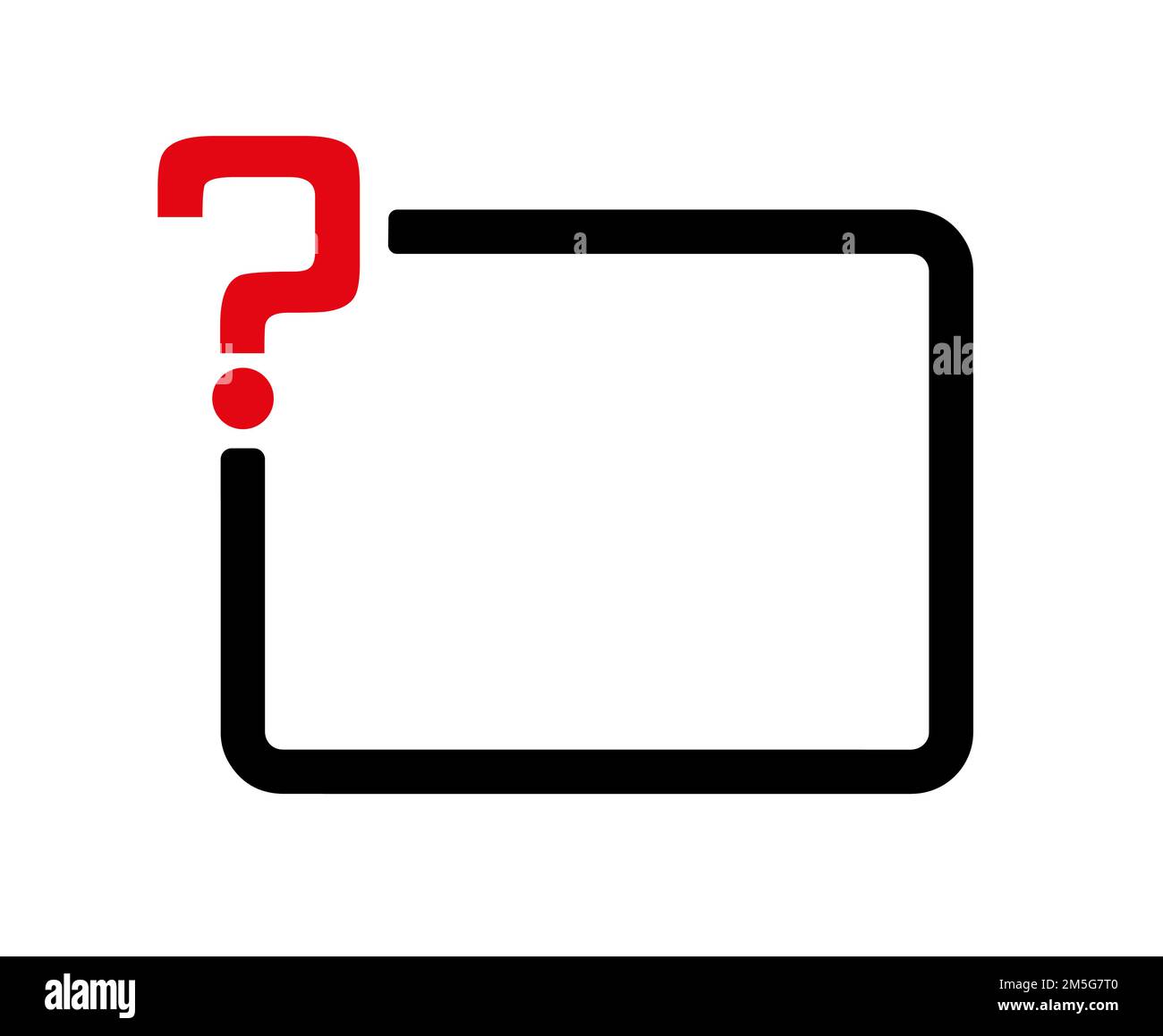 text with question mark on white background Stock Vector Image & Art ...