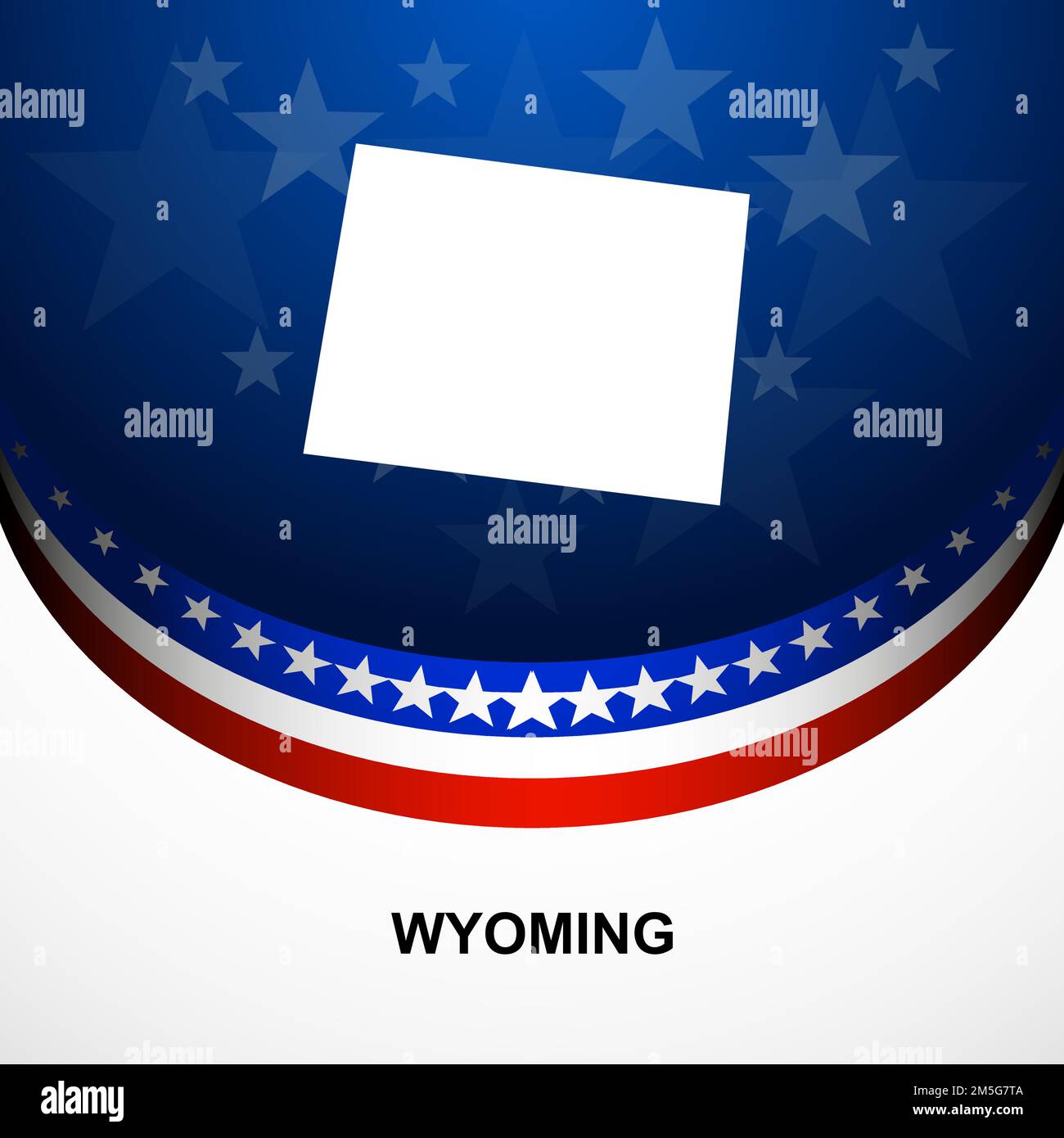 Wyoming map Stock Vector Images - Alamy