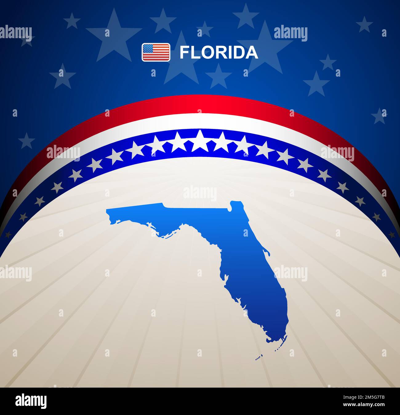 Florida map vector background Stock Vector Image & Art - Alamy