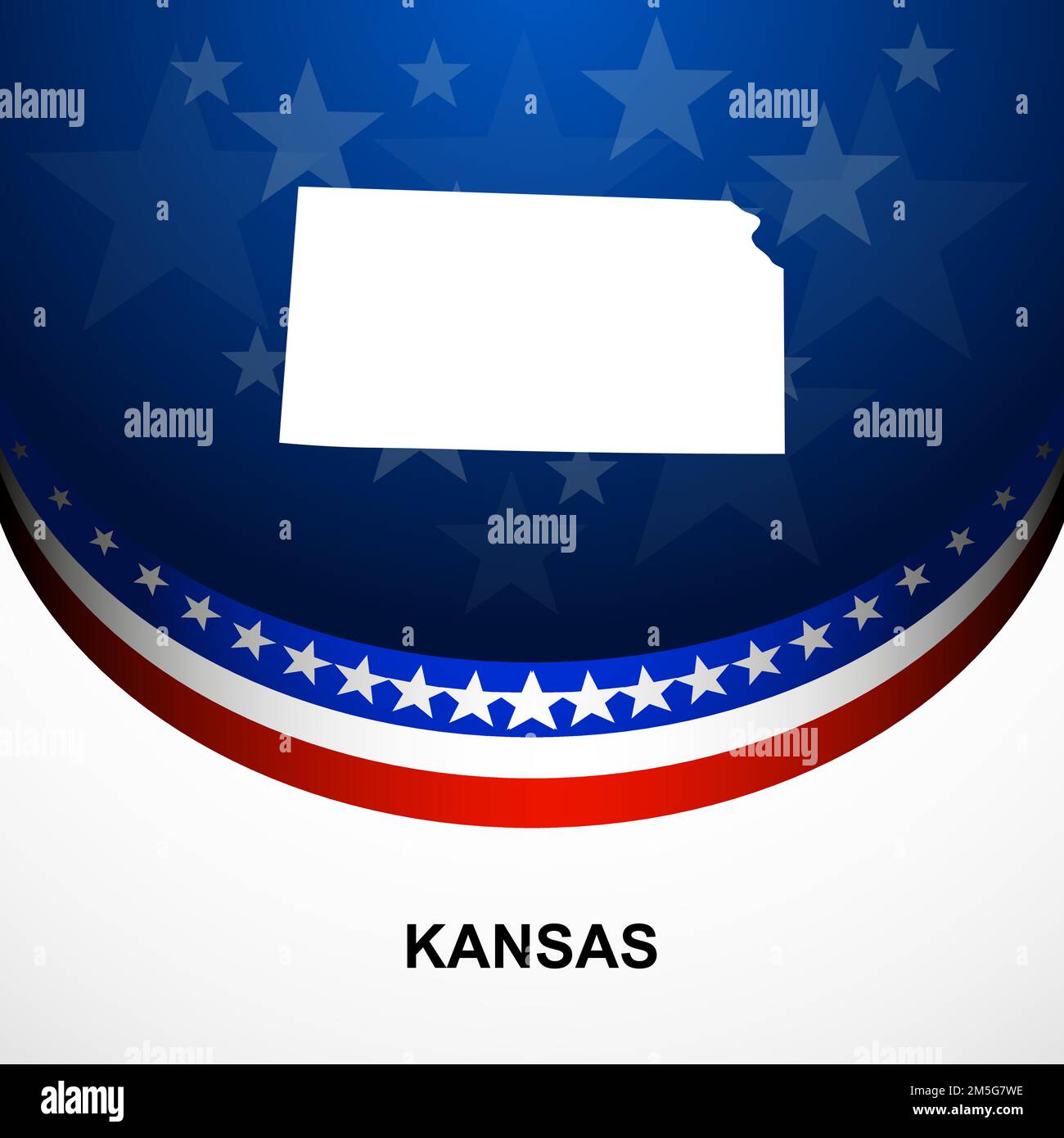 Kansas map vector background Stock Vector Image & Art - Alamy