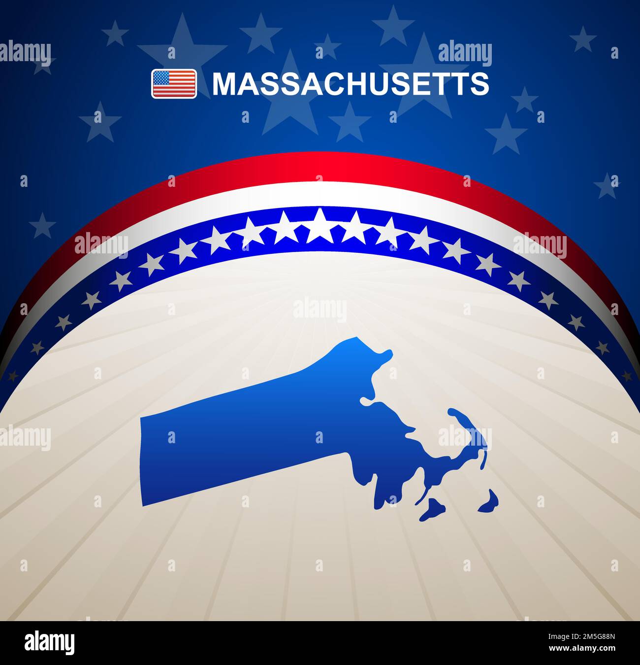 Massachusetts map vector background Stock Vector Image & Art - Alamy