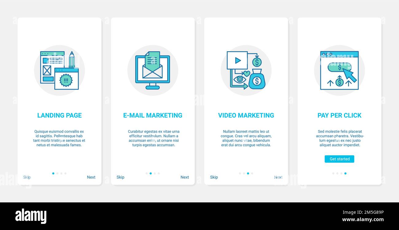 Website ecommerce internet technology vector illustration. UX, UI ...