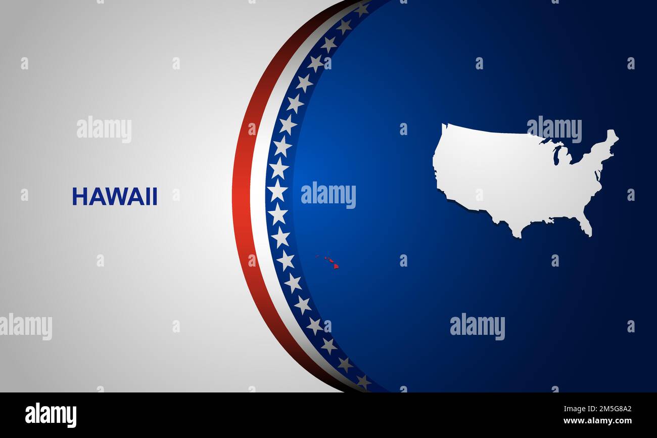 Hawaii map vector background Stock Vector Image & Art - Alamy