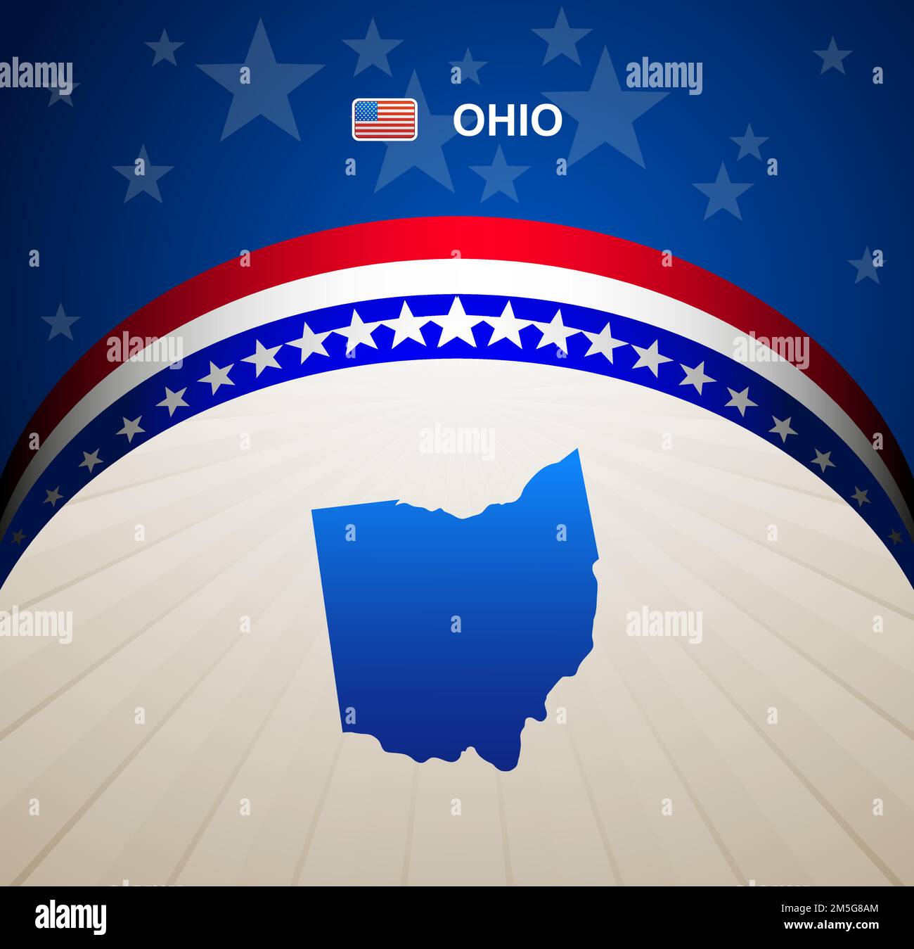 Ohio map vector background Stock Vector Image & Art - Alamy