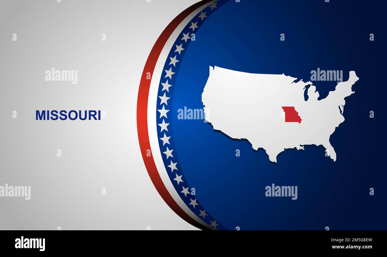 Missouri map vector background Stock Vector Image & Art - Alamy