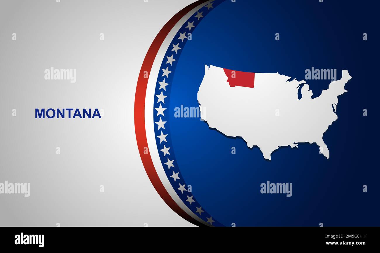 Montana map vector background Stock Vector Image & Art - Alamy