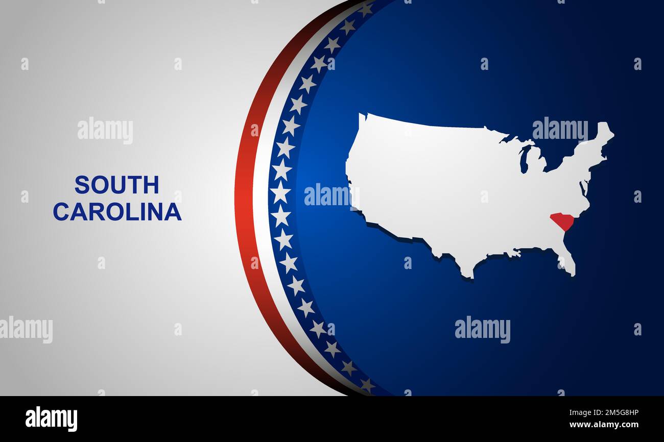 South carolina map Stock Vector Images - Alamy