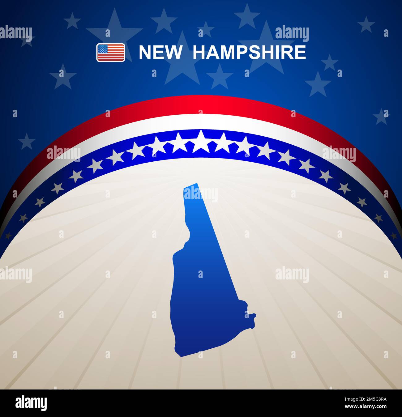 New Hampshire map vector background Stock Vector Image & Art - Alamy