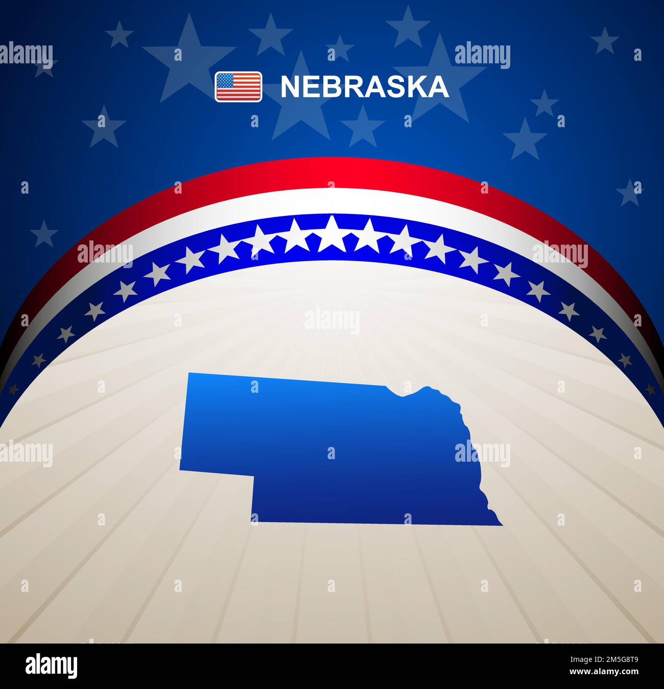 Nebraska map vector background Stock Vector Image & Art - Alamy