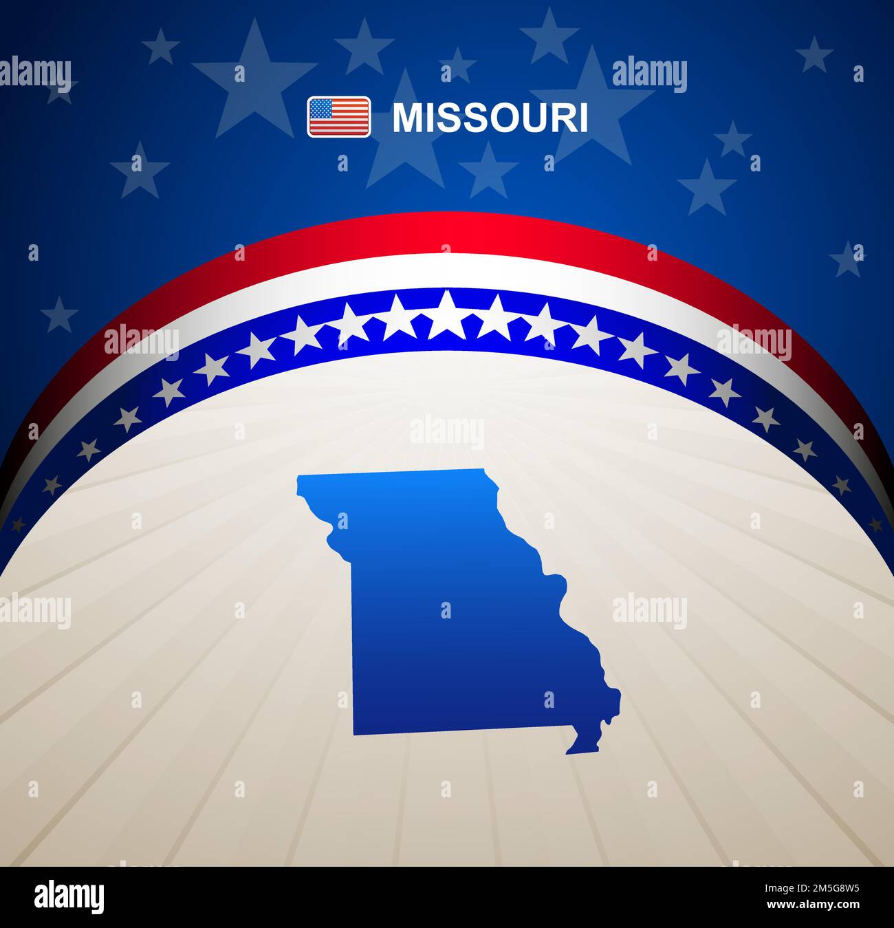 Missouri map vector background Stock Vector Image & Art - Alamy